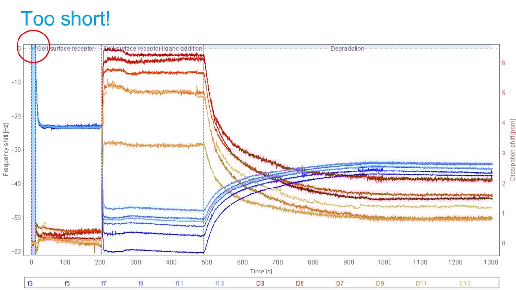 Collecting quality data - QCM-D baseline basics